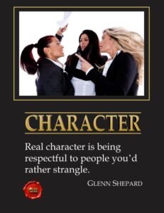 “Character” Poster – Glenn Shepard Store